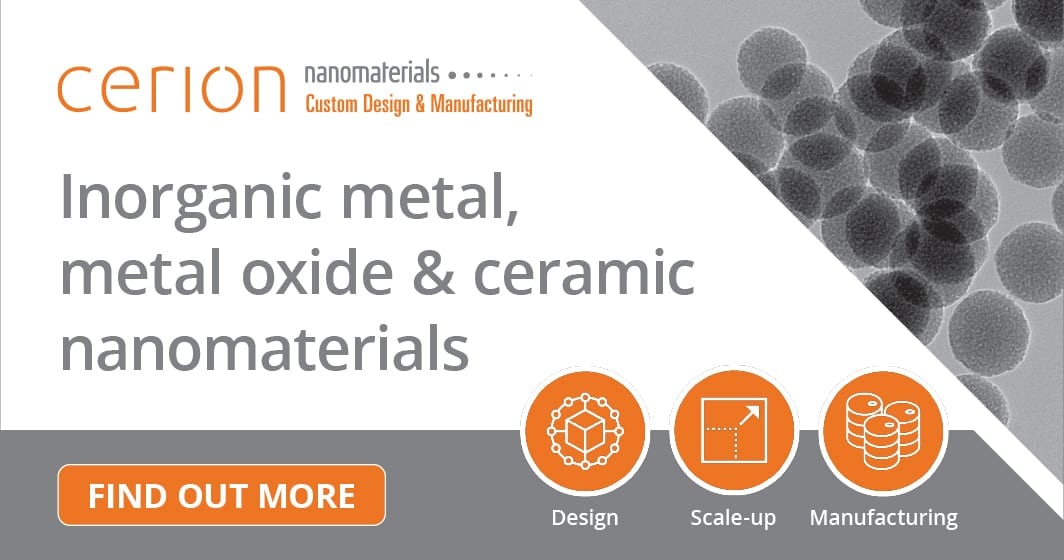 Types of Nanomaterials- Cerion Nanomaterials